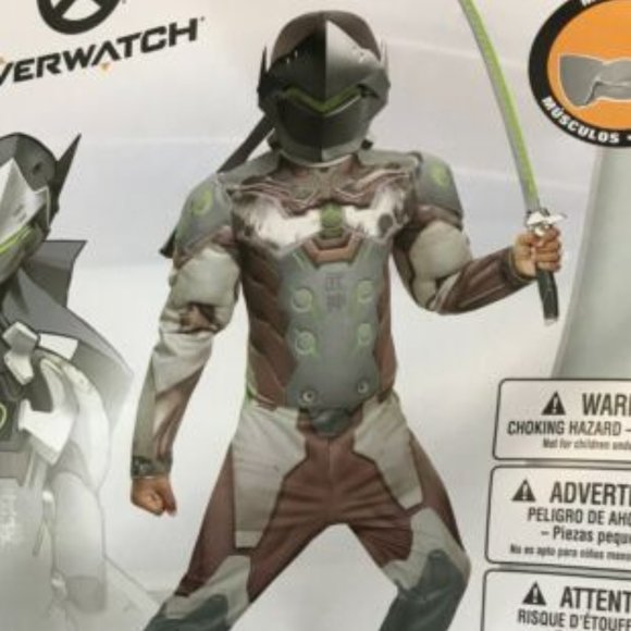 Disguise | Costumes | Kids Overwatch Genji Classic Muscle Jumpsuit ...